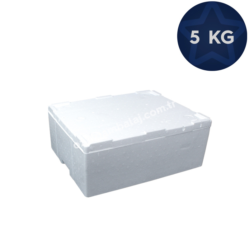 Eps Strafor Köpük Kutu Kapaklı 5 Kg Eps Strafor Köpük Kutular Özalp Ambalaj